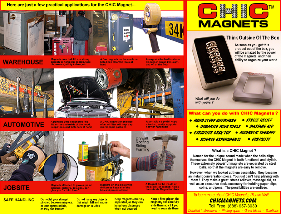 CHIC MAGNETS Examples and ideas to organize your world